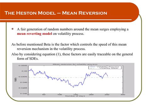 Monte Carlo Simulation Of Heston Model In Matlab1 Ppt