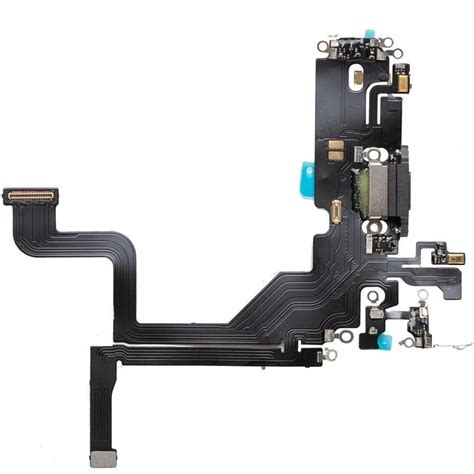 Cellphone Charging Port Dock For Phone 13Pro Black Color Charging Port Replacement Part