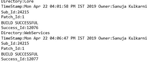 Test Passed And Log File With Success Id Download Scientific Diagram