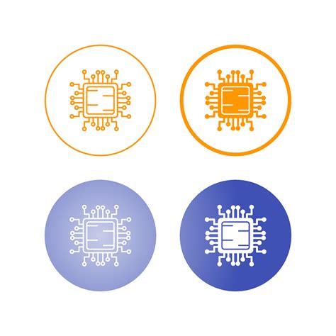 Cpu Vector Icon Vector Art At Vecteezy