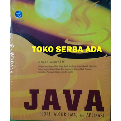 Java Algoritm Theory And Application Of Eng R H Sianipar Andi Offset Original Book Beecost