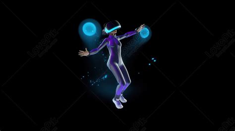 메타버스에서 Vr 헤드셋을 장착한 가상 현실 아바타의 치솟는 인기 메타버스 아바타 배경 인기 있는 배경 세계 연결 배경 이미지 Hd 메타버스 아바타 인기 있는