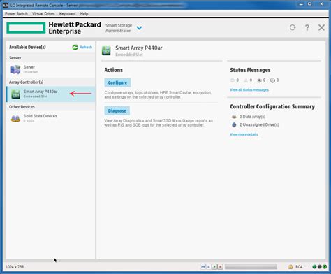 disk array issue rebuild hp server s raid configuration