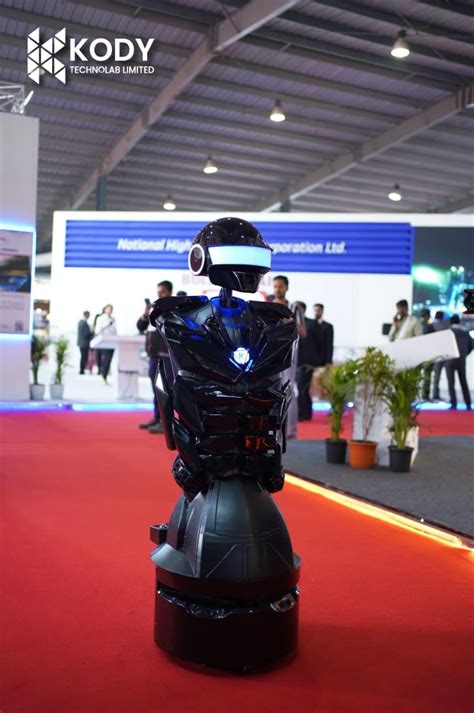Kody Technolab Surveillance Robot Athena At Vibrant Gujarat 2024 Rstartupindia