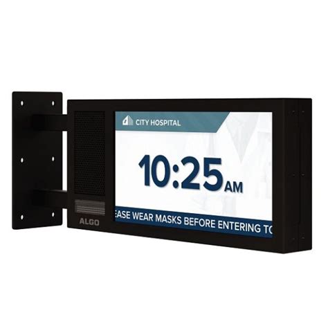 Algo Dual Sided Display Clock Speaker AdvanceNET