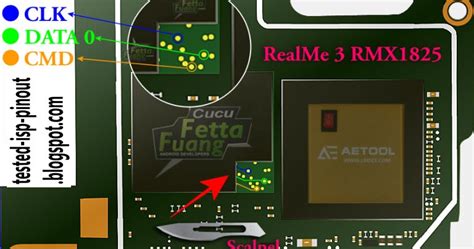 RealMe RMX EMMC ISP Pinout Download For Flashing And Unlocking