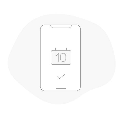 Aplicativo De Planejamento De Cronograma De ícone De Calendário Na Tela