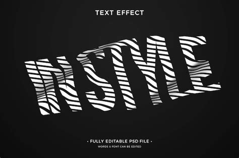 Premium PSD Waves Text Effect Design