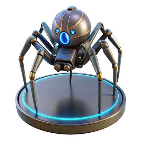 Futuristic Spider Robot Design A Dynamic Depiction Of A Spider Crafted As A Futuristic Robot