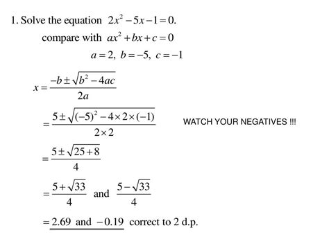 PPT Quadratic Equations PowerPoint Presentation Free Download ID 657865