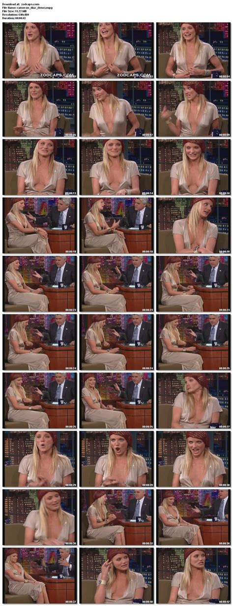 Cameron Diaz Nue Dans The Tonight Show With Jay Leno