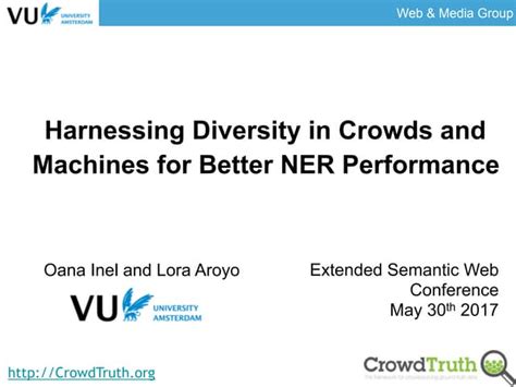 Harnessing Diversity In Crowds And Machines For Better Ner Performance