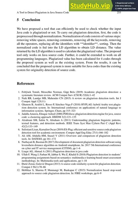 A Tool To Detect Plagiarism In Java Source Codepdf Programming Languages Computing