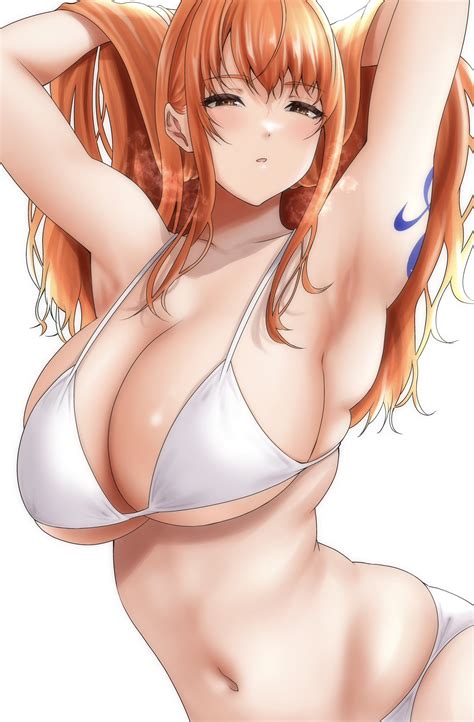 Moriton Nami One Piece One Piece Highres 1girl Arm Tattoo