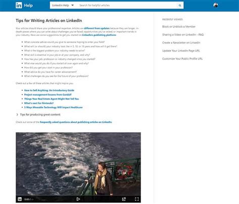 How To Write A LinkedIn Article