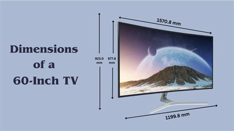 Dimensions Of A 60 Inch TV Size Width And Height Explained