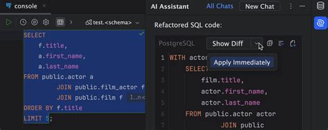 Streamline Your Workflow In Intellij Ideas Database Tools With Ai