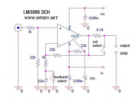 Lm3886官方标准电路图 千图网