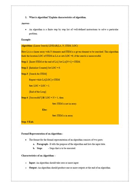 Ada 1 Pdf Time Complexity Algorithms