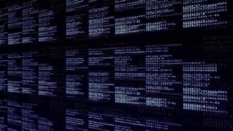Animated Background Of Moving Binary Code Numbers You Can Find Loop