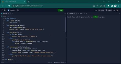 Vivified Code For Todolist Using Python Velpoorani A Posted On The
