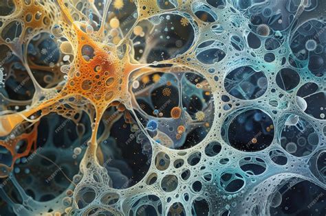 Intricate Networks Of Interconnected Cells And Microbubbles In An