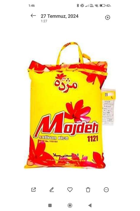 Slavİa Mojdeh Pirinç 5kg İran Basmati Fiyatı Yorumları