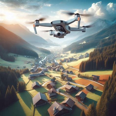 Premium Ai Image Camera Drone Flying