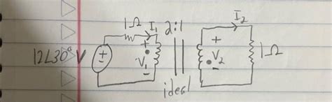 solved determine i1 i2 v1 v2