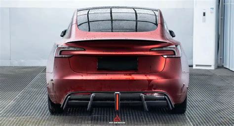 Ae Design Tesla Model 3 Highland 2024 Carbon Fibre Rear Diffuser