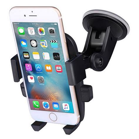 車載ホルダー スマホスタンド スマホ ホルダー ブラック アイフォーン アンドロイド Iphone Android等 [キャルウィング パーツ