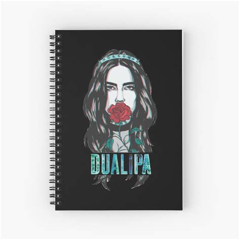 Dua Lipa Logo Spiral Notebook For Sale By Jusmelon67 Redbubble