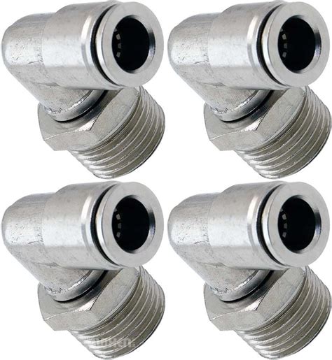 Amazon Com Vixen Air NPT Male To Push To Connect PTC For OD Hose Swivel Elbow