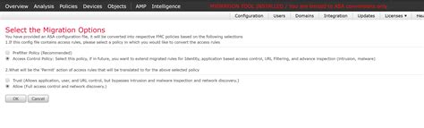 automating the creation of a firepower access control policy from an