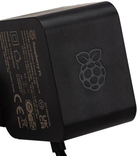 Блок питания для миникомпьютера Raspberry Pi 27w Usb C Eu Black 5056561803418 фото отзывы