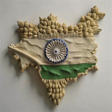 Map Of India On Digital Display Ai Generator Premium Ai Generated Image