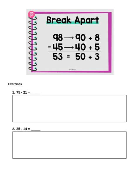 Decomposition Subtraction Pdf