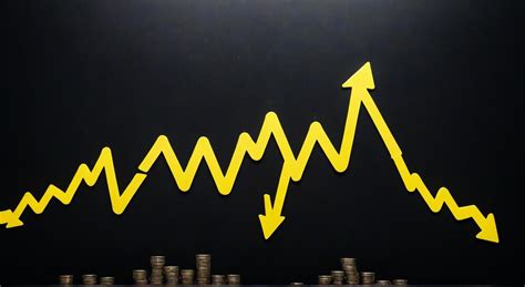 Premium Photo A Graph With A Yellow Arrow Pointing To A Graph With A Graph Of Coins