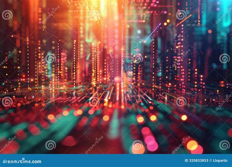 High Tech Control Room With Digital Screens Displaying Global Data Business Analytics And