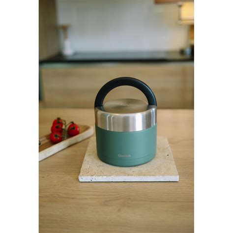 Lunchbox Isotherme Active Granit Kaki 850 Ml Qwetch Culinarion
