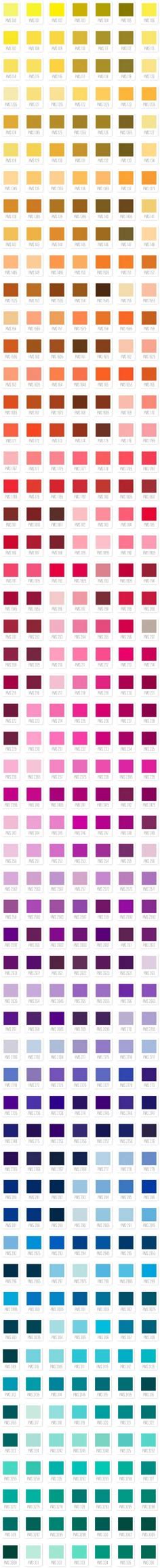51 COLOR NAMES Pantone Ideas Pantone Color Names Color