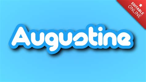 Augustine Twitter Text Effect Generator Augustine Twitter Text Effect Generator