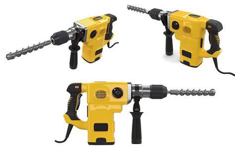 코드와 부착 된 금속 비트와 전기 드릴세트 수리를위한 도구 3차원 형태에 대한 스톡 사진 및 기타 이미지 3차원 형태 Diy 가정용 장비 Istock