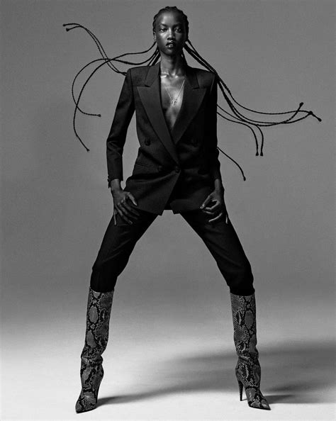 Anok Yai Strides Into Vogue Korea March 2019 In Leggy Sexy Hi Impact