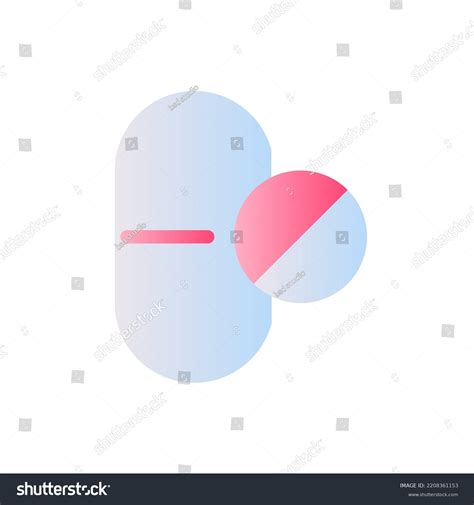 Dosage Form Flat Gradient Twocolor Ui Stock Vector Royalty Free 2208361153 Shutterstock