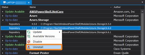 Disabling And Uninstalling Modules