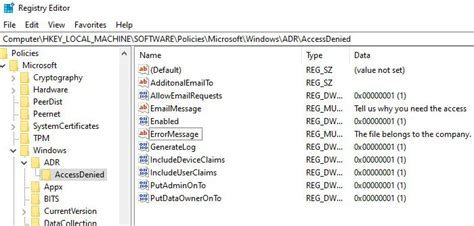 How To Customize Access Denied Error Message On Windows