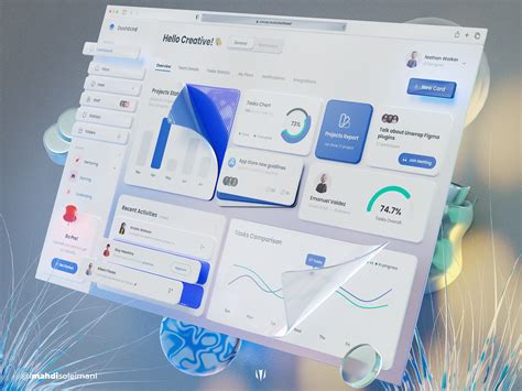 Website 3d Ui Behance