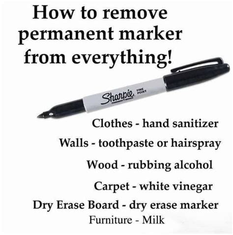 How To Remove Sharpie From Everything